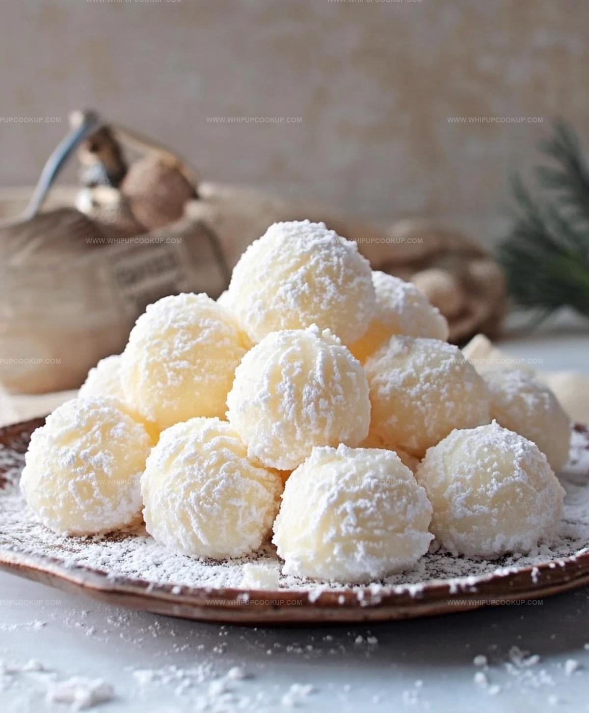 Fluffy Sweetened Condensed Milk Snowballs Recipe for Winter Joy - Whip ...