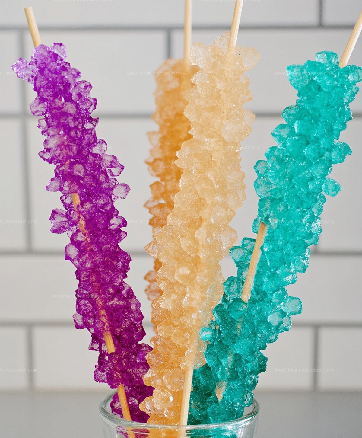 Sparkly Sweet Crystal Treats: Homemade Rock Candy Recipe - Whip Up Cook Up