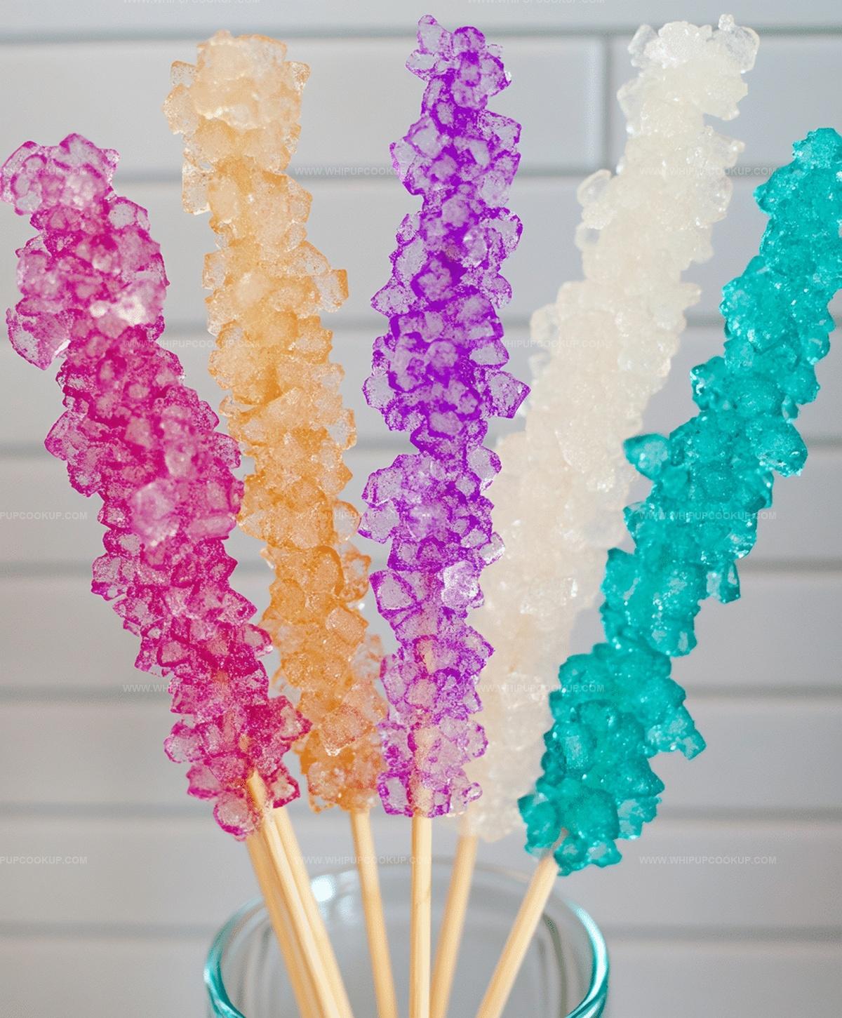 Sparkly Sweet Crystal Treats: Homemade Rock Candy Recipe - Whip Up Cook Up