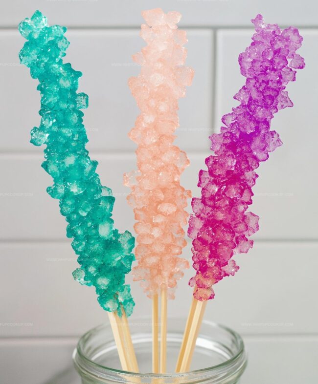 Sparkly Sweet Crystal Treats: Homemade Rock Candy Recipe - Whip Up Cook Up