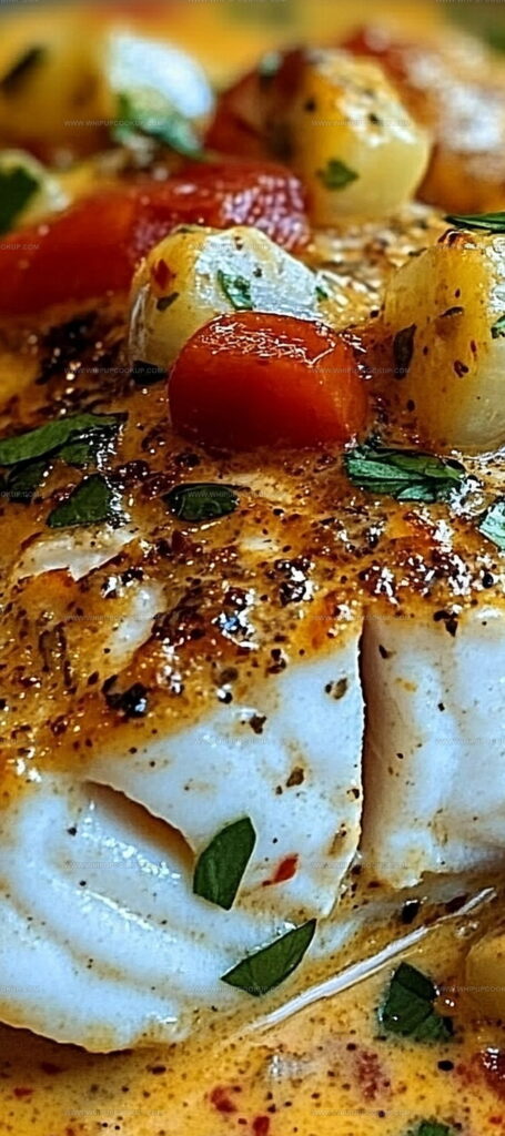 Sizzling Red Snapper with Creamy Creole Sauce Recipe - Whip Up Cook Up