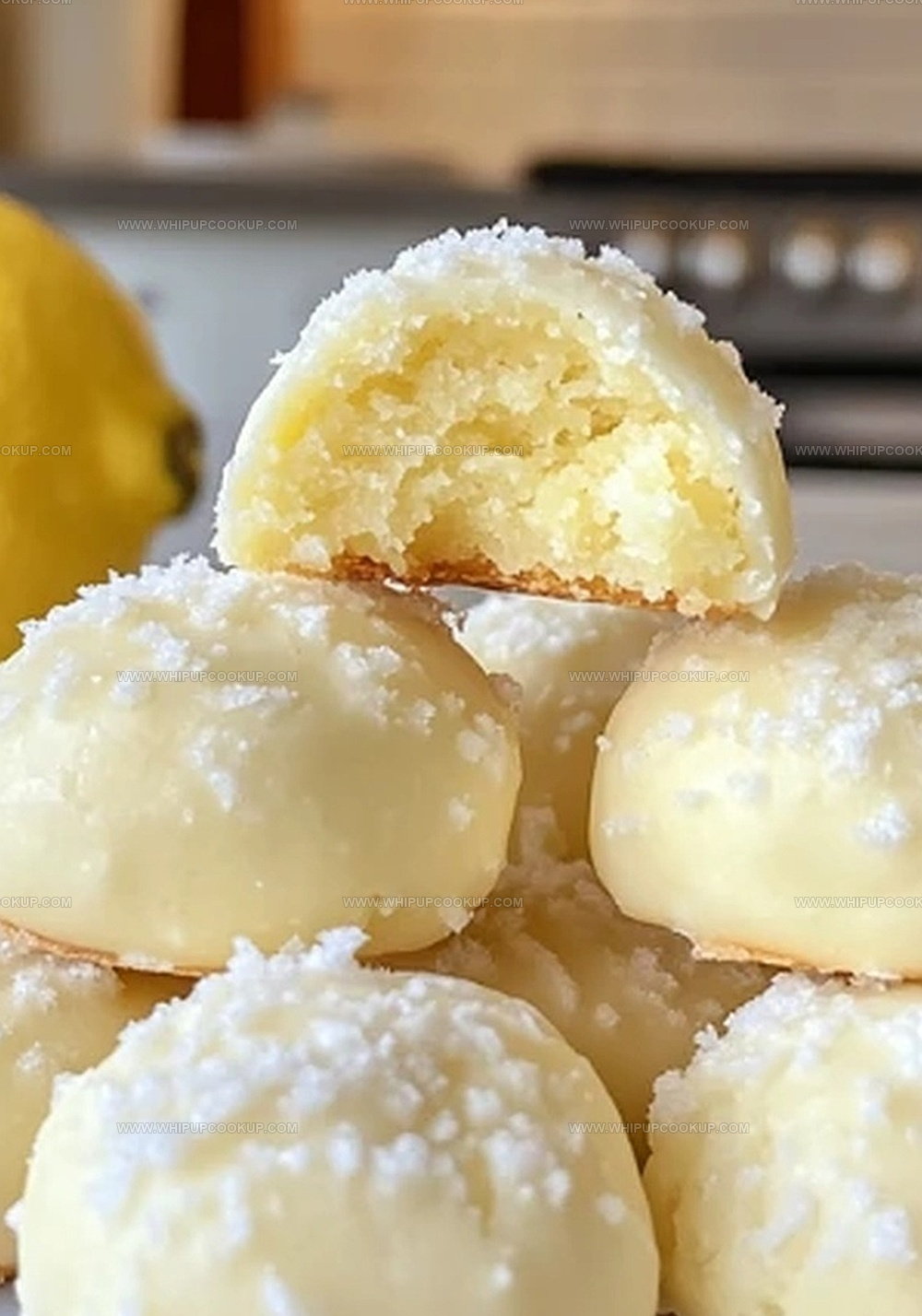 Dreamy Lemon Snowball Cookies Recipe: Sweet & Zesty Bliss - Whip Up Cook Up
