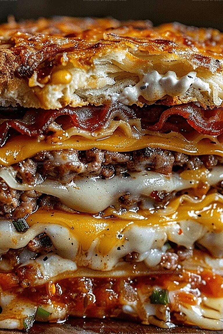 Sizzling Bacon Lasagna Burger Recipe: A Tasty Italian Twist - Whip Up ...