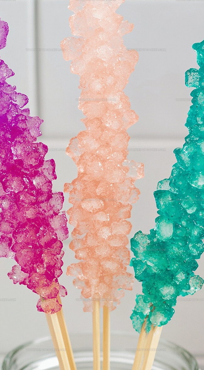 Sparkly Sweet Crystal Treats: Homemade Rock Candy Recipe - Whip Up Cook Up