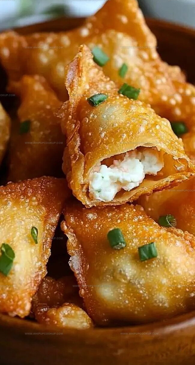 Crispy Crab Rangoon: Dreamy Cream Cheese Wonton Recipe - Whip Up Cook Up