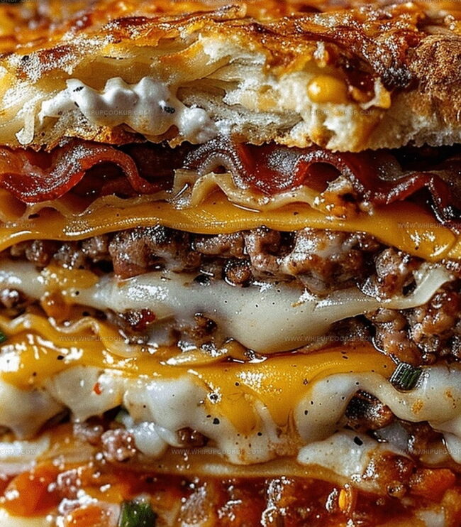 Sizzling Bacon Lasagna Burger Recipe: A Tasty Italian Twist - Whip Up ...