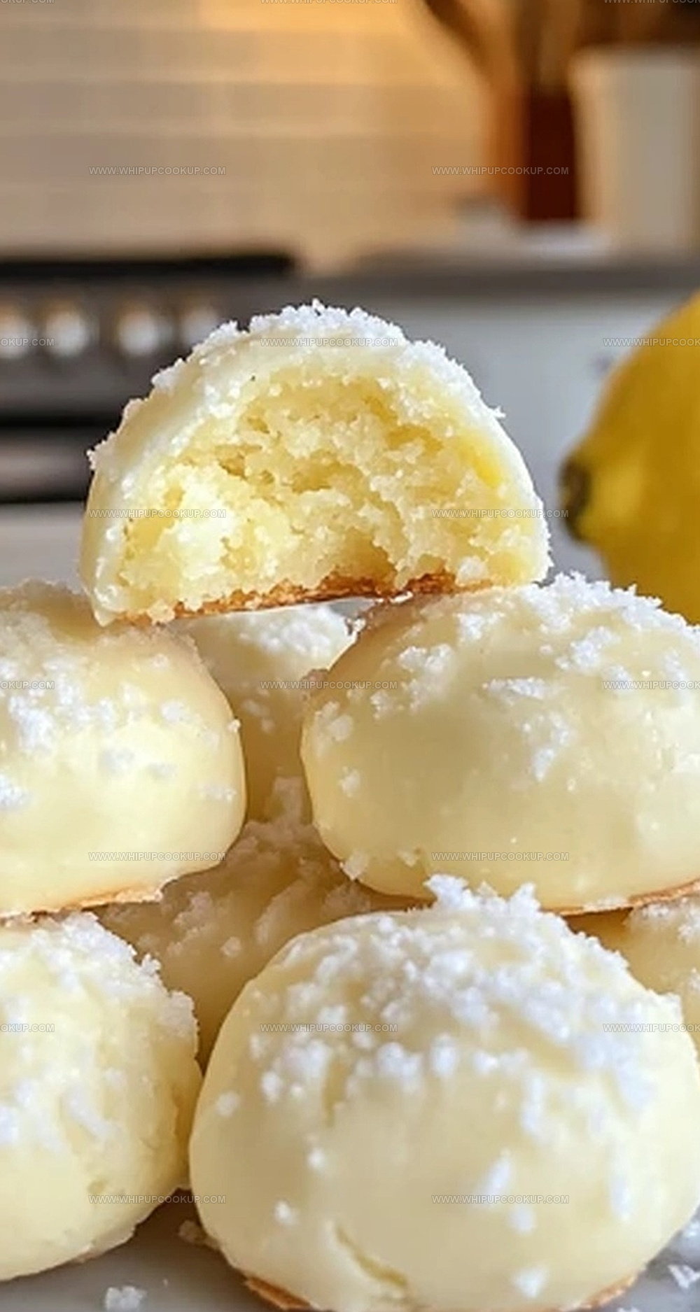 Dreamy Lemon Snowball Cookies Recipe: Sweet & Zesty Bliss - Whip Up Cook Up