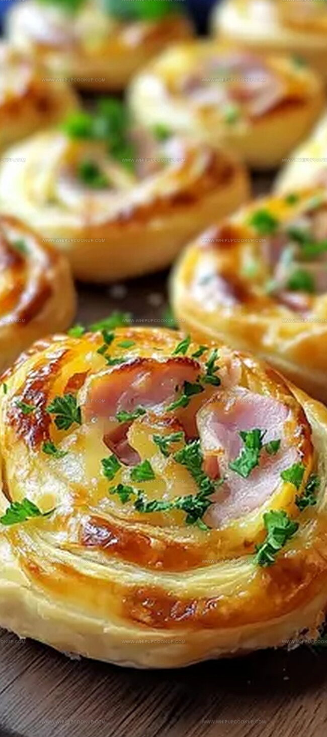 Festive Christmas Ham and Cheese Pinwheels Recipe for Jolly Snacking ...